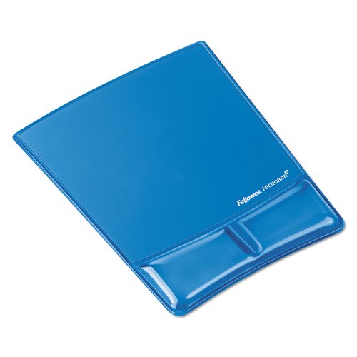 Fellowes Gel Wrist Support with Attached Mouse Pad - FEL9182201 ...