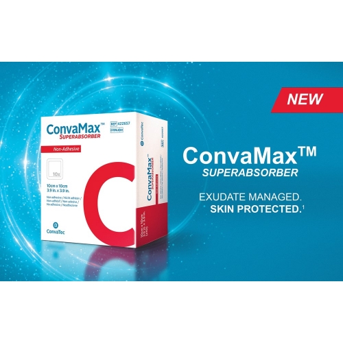 Convatec ConvaMax Superabsorber Non-Adhesive Wound Dressing, 6" x 8 ...