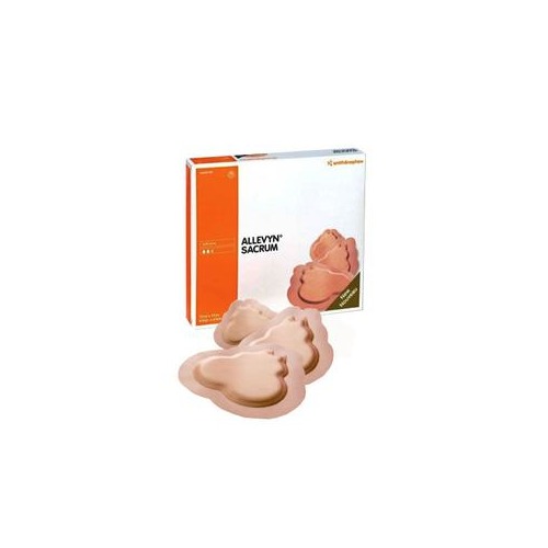 Smith & Nephew ALLEVYN Life Foam Sacrum Dressing, Sterile, 6-3/4" x 6-7 ...