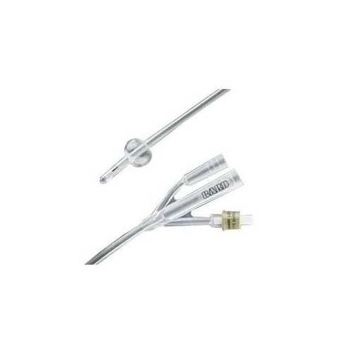 Bard Home Health Div 3-Way Specialty Silicone Foley Catheter, 16 Fr, 30 ...