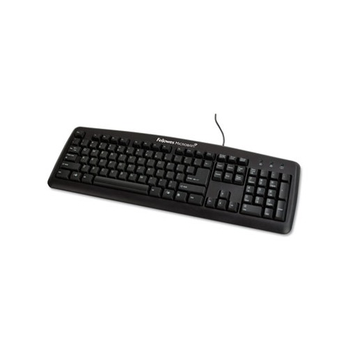 Fellowes USB Standard Keyboard w/Microban Antimicrobial Protection ...