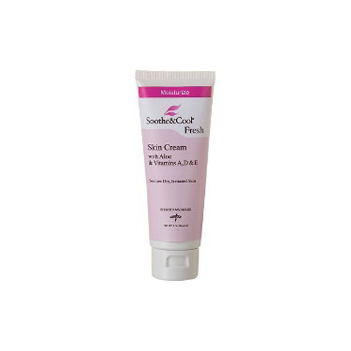 Medline Soothe & Cool Skin Cream with Vitamins A & D, 2 oz. Tube ...