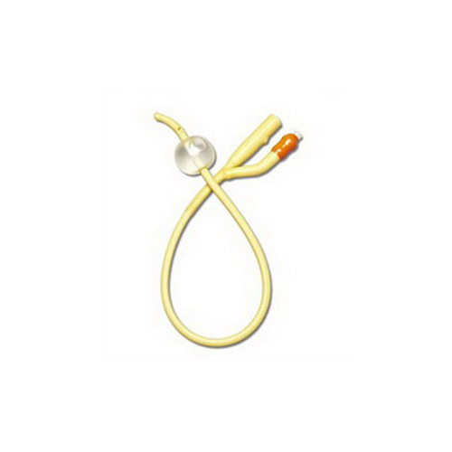 Medline Coude 2-Way Silicone-Elastomer Coated Foley Catheter 16 Fr 10 ...