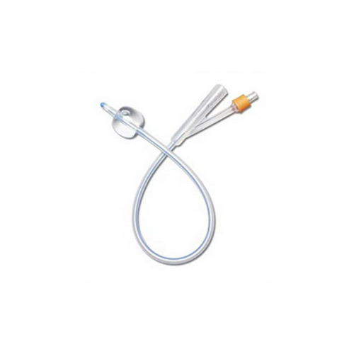 Medline SelectSilicone 100% Silicone Foley Catheter, 2-Way, 24 Fr, 30cc ...