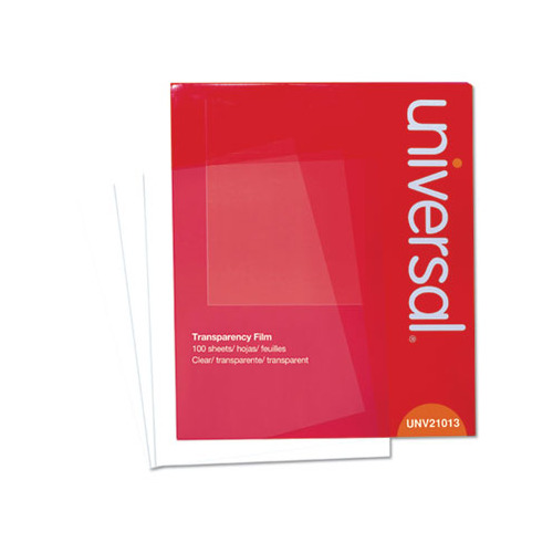 Universal Transparent Sheets - UNV21013 - Shoplet.com