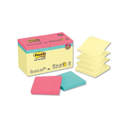 Post-it Original Pop-up Notes Value Pack - MMMR330144B - Shoplet.com