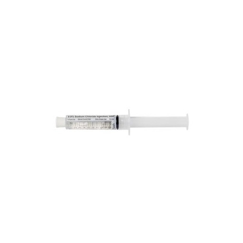 Medline Saline 10 mL in 10 mL Syringe - 60EMZE010001 - Shoplet.com