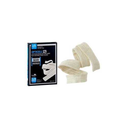 Medline Opticell Ag+ Silver Antibacterial Gelling Fiber Wound Dressing ...