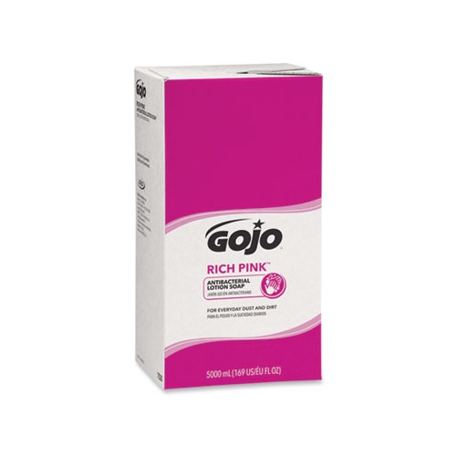 Gojo RICH PINK Antibacterial Lotion Soap Refill - GOJ7520 - Shoplet.com