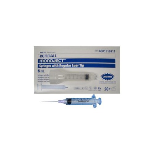 Cardinal Health-pr Monoject Rigid Pack Syringe Regular Luer Tip, 6 cc ...