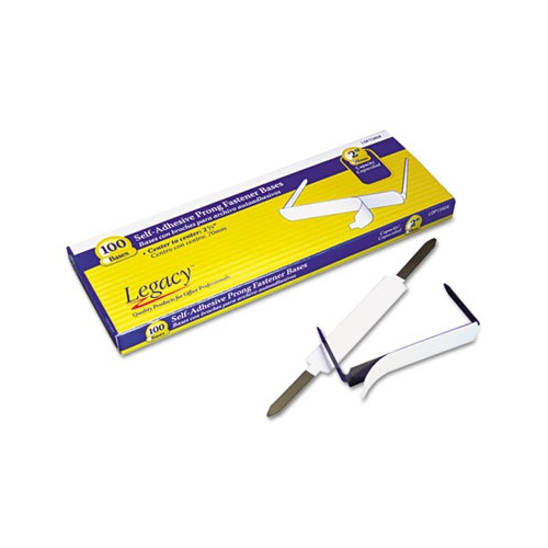 Legacy Two-Inch Self-Adhesive Prong Paper Fastener Base - LOP13404 ...