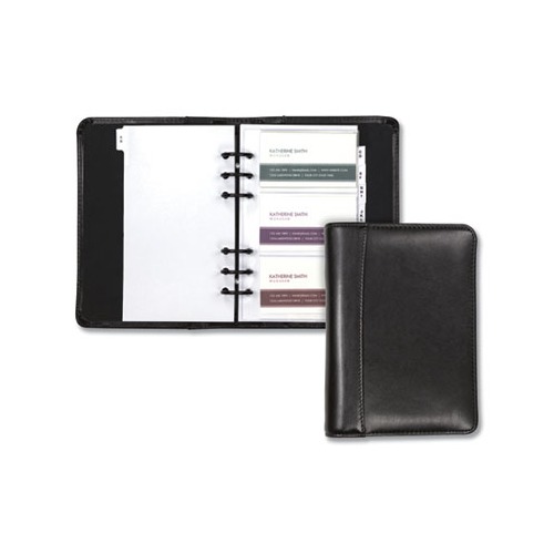 Samsill Regal Leather Business Card Binder - SAM81270 - Shoplet.com Samsill Regal Leather Business Card Binder - SAM81270 - Shoplet.com