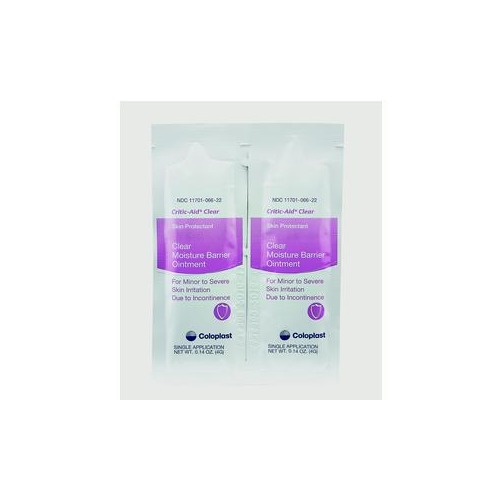 Coloplast Inc Critic-Aid Clear Moisture Barrier Ointment 4 g Packet ...