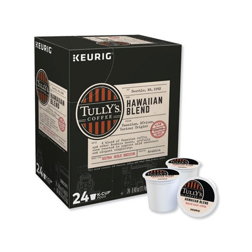 Tully's Coffee Hawaiian Blend Coffee K-Cups - GMT6606 - Shoplet.com