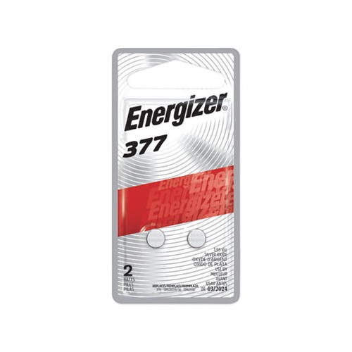 Energizer 377 Silver Oxide Button Cell Battery - EVE377BPZ2 - Shoplet.com
