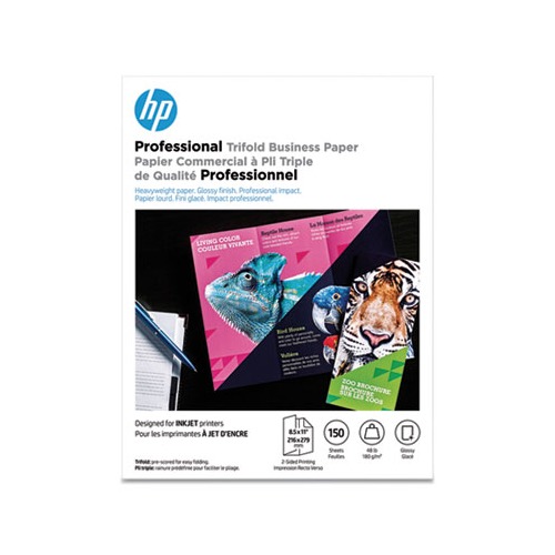 HP Professional Trifold Business Paper - HEW4WN12A - Shoplet.com