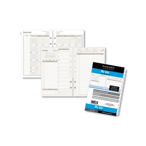 At-a-glance Day Runner Two-Pages-Per-Day Planning Pages - DRN481225 ...