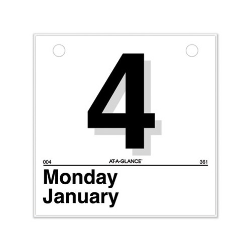 At-a-Glance Today Is Daily Wall Calendar Refill - AAGK150 - Shoplet.com
