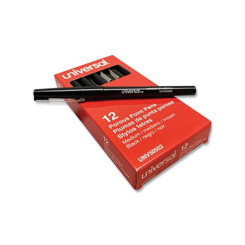 Universal Porous Point Pen - UNV50502 - Shoplet.com