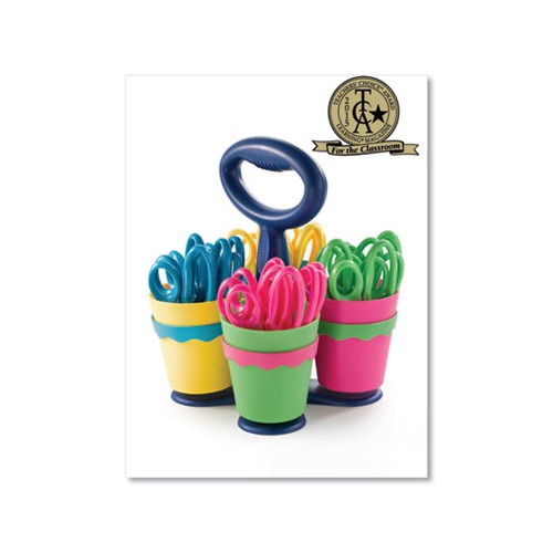 Westcott Scissor Caddy with Kids' Scissors - ACM14755 - Shoplet.com