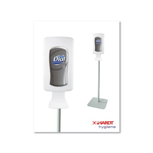Dial FIT Touch Free Dispenser Floor Stand - DIA09495EA - Shoplet.com