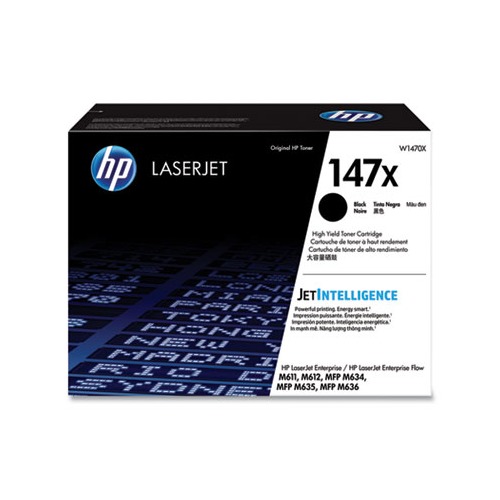 HP 147X W1470X High-Yield Black Original LaserJet Toner - HEWW1470X ...