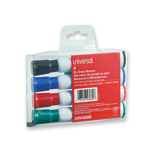 Universal Dry Erase Marker - UNV43680 - Shoplet.com