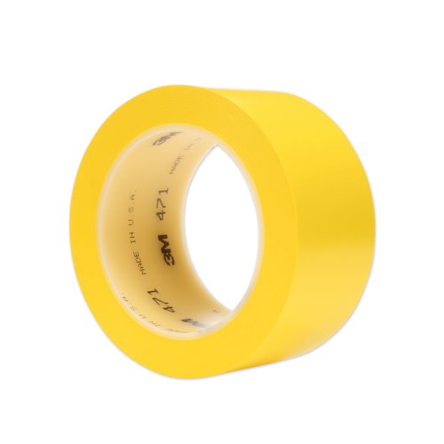 3m Vinyl Floor Marking Tape 471 - MMM471IWYLW - Shoplet.com