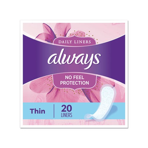 Always Thin Daily Panty Liners - PGC08279 - Shoplet.com