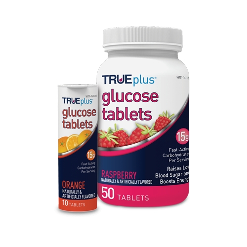 Trividia Health, Inc TRUEplus Glucose Tablets 10 count, Orange ...