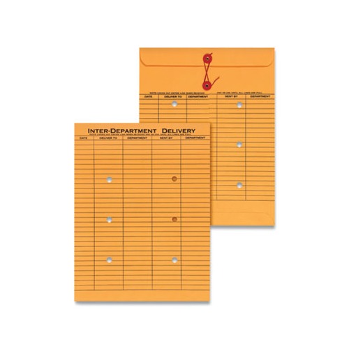 Universal Light Brown Kraft String/Button Interoffice Envelope ...
