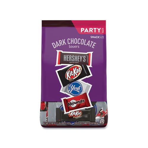 Hershey's Dark Chocolate Lovers Snack Size Party Pack - HRS99995 ...