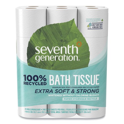 Seventh Generation 100% Recycled Bathroom Tissue - SEV13738CT - Shoplet.com
