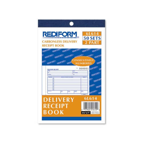 Rediform Delivery Receipt Book - RED6L614 - Shoplet.com