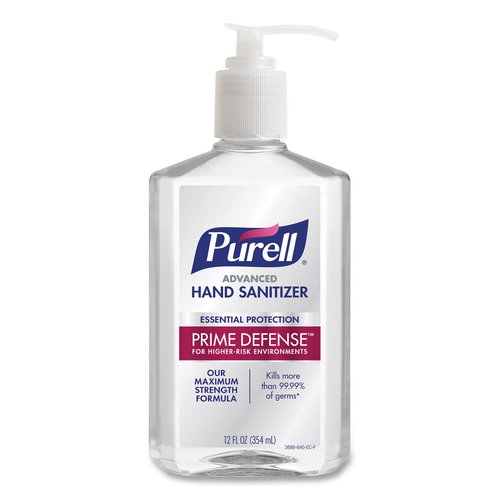 Purell Prime Defense Advanced 85% Alcohol Gel Hand Sanitizer ...