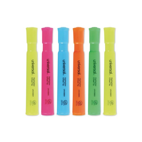 Universal Desk Highlighters - UNV08867 - Shoplet.com