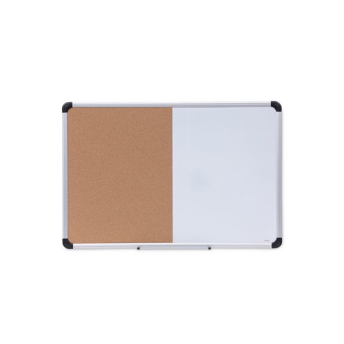 Universal Combination Dry Erase/Bulletin Board - UNV43743 - Shoplet.com