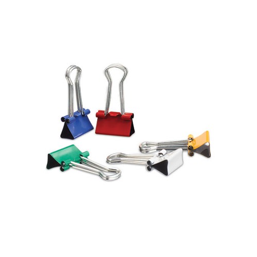 Universal Binder Clips with Storage Tub - UNV31028 - Shoplet.com