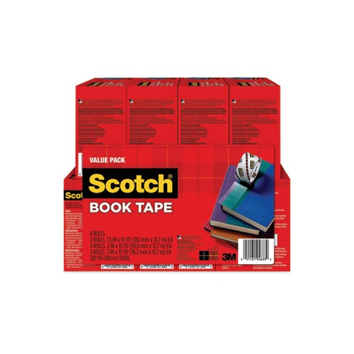 Scotch-brite Book Tape Value Pack - MMM845VP - Shoplet.com
