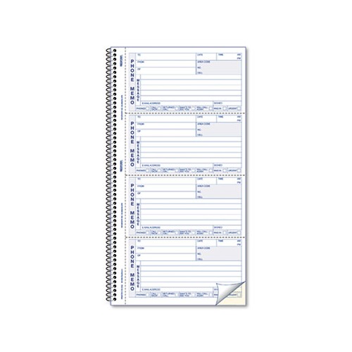 Rediform Telephone Message Book - RED50076 - Shoplet.com