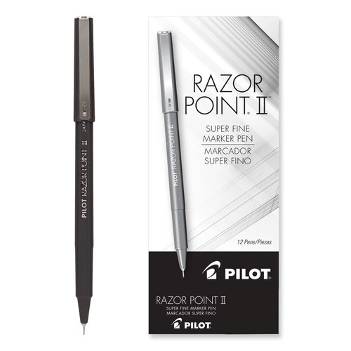 Pilot Razor Point Fine Line Porous Point Pen - PIL11001 - Shoplet.com