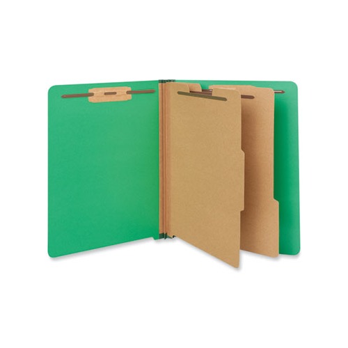 Universal Deluxe Six-Section Pressboard End Tab Classification Folders ...