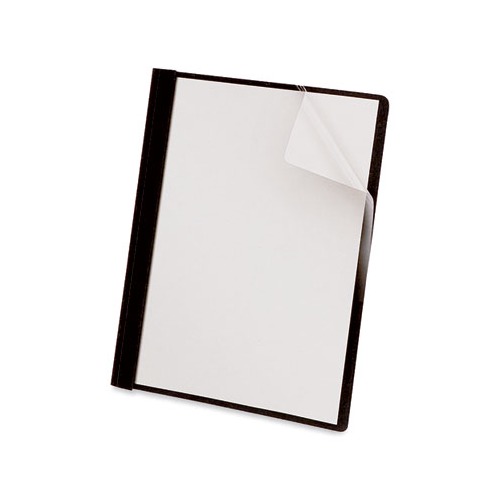 Universal Clear Front Report Cover with Fasteners - UNV56116 - Shoplet.com