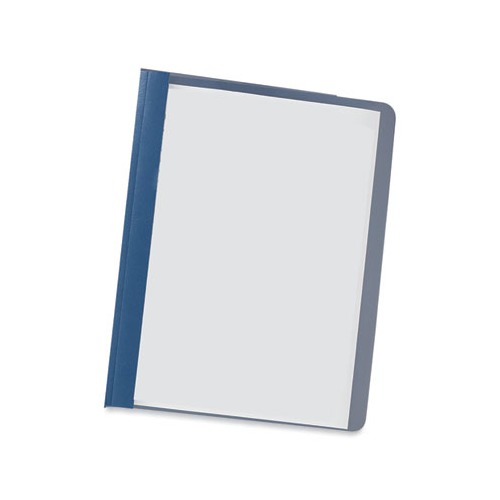 Universal Clear Front Report Covers with Fasteners - UNV56138 - Shoplet.com