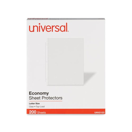 Universal Standard Sheet Protectors - UNV21123 - Shoplet.com