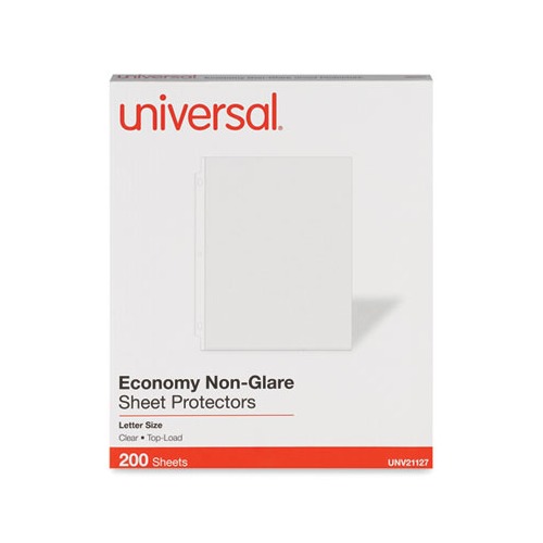 Universal Standard Sheet Protectors - UNV21127 - Shoplet.com