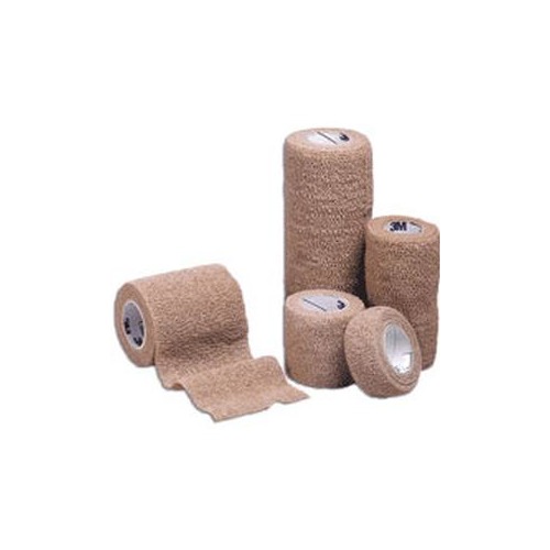 3m Coban Sterile Self-Adherent Wrap 4" x 5 yds., Tan - 882084S ...