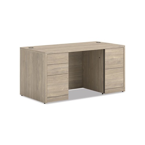HON 10500 Series Double Pedestal Desk with Full Pedestals ...