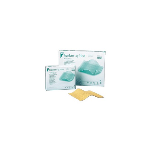 3m Tegaderm Sterile Ag Mesh Dressing with Silver 8" x 8" - 8890503 ...