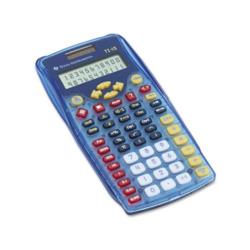 Texas Instruments TI-15 Explorer Elementary Calculator - TEXTI15RTL ...